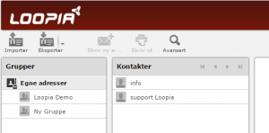 Forklaringer til webmailen - Loopia Support